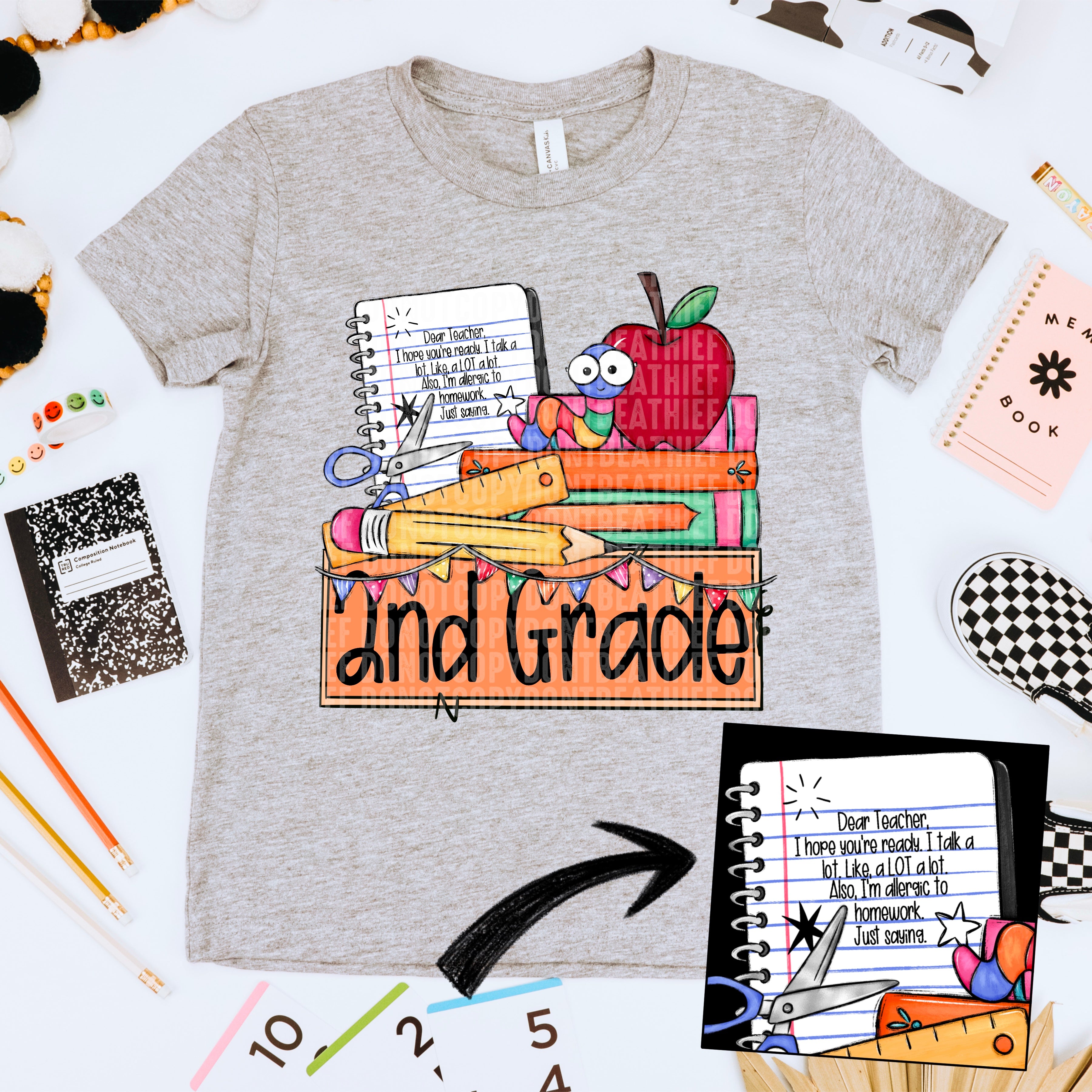 School Grade Name Plate 2Nd Grade - Lovie T Designs