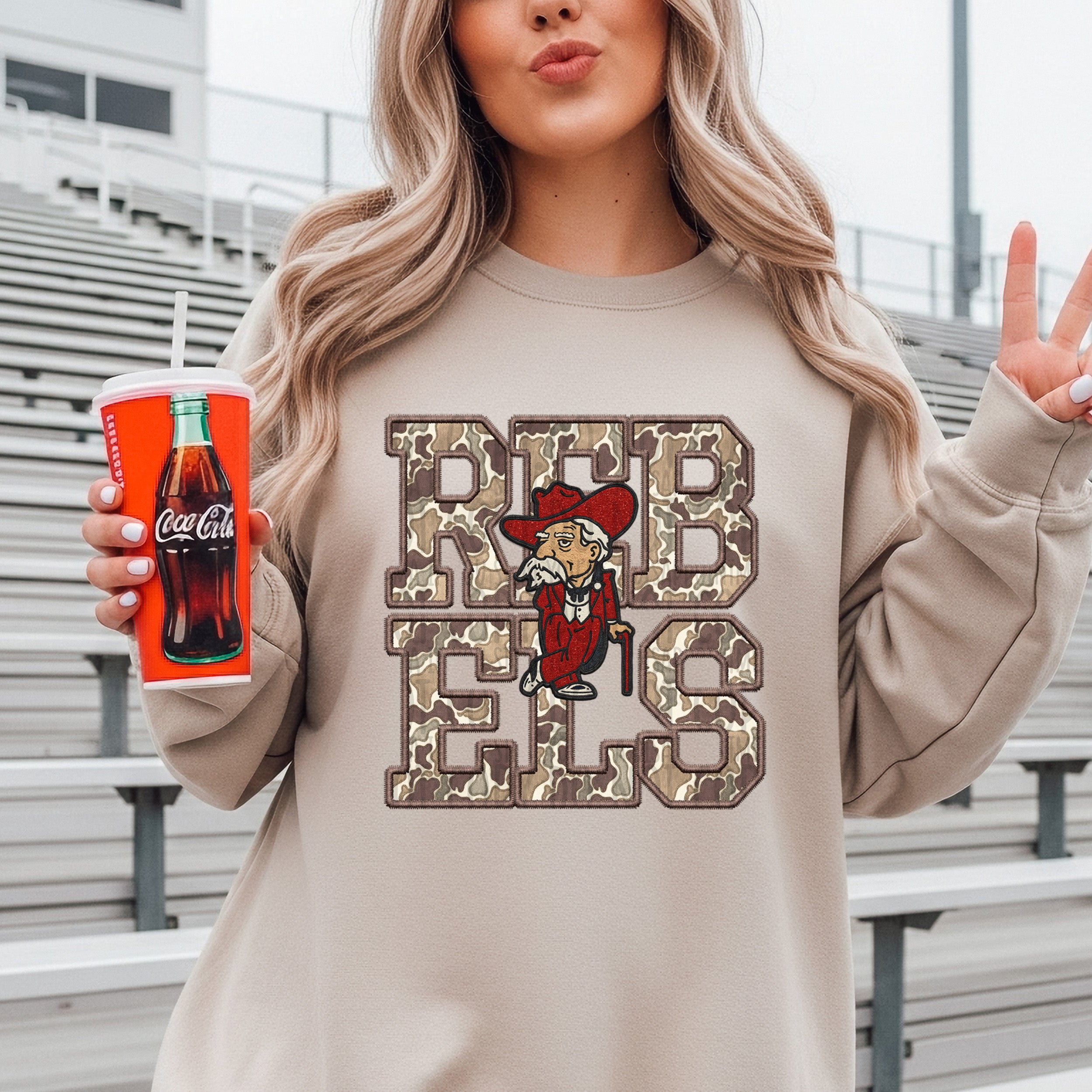 DUCK CAMO OLE MISS REBELS - Lovie T Designs