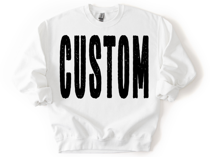 GRUNGE OVERSIZED DISTRESSED WORD DTF TRANSFER - Lovie T Designs