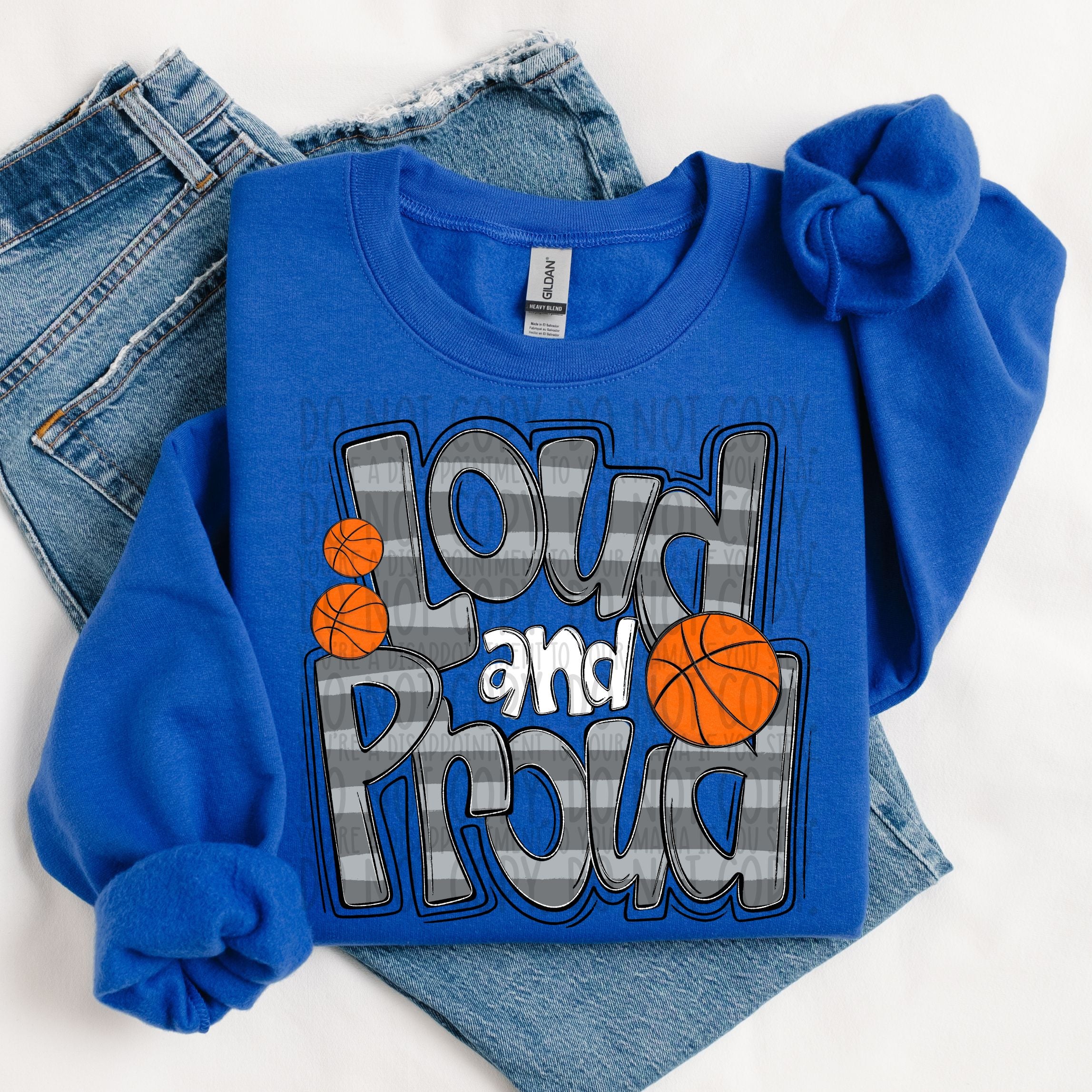 LOUD AND PROUD DOODLE DARK GRAY - Lovie T Designs