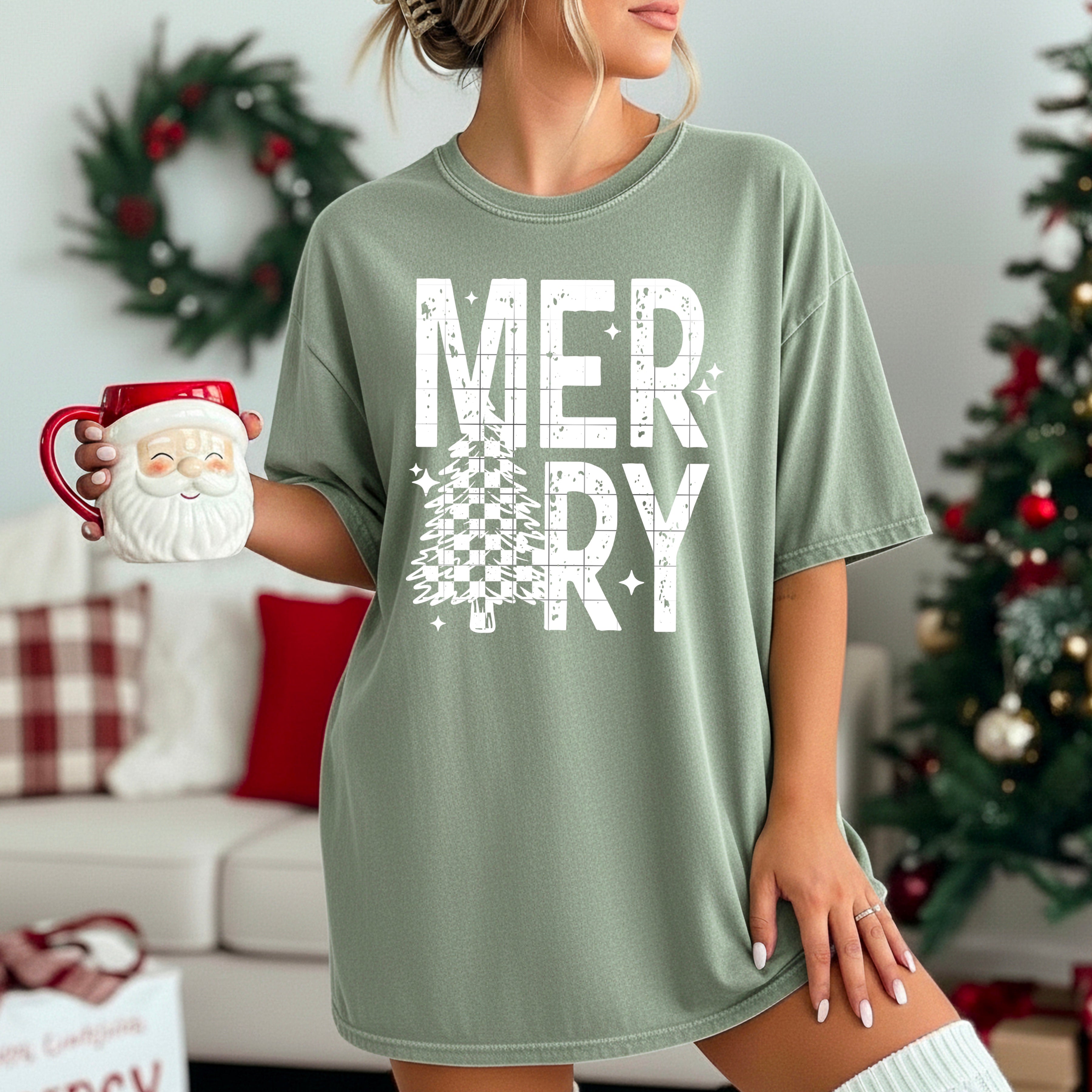 MERRY SINGLE COLOR WHITE - Lovie T Designs