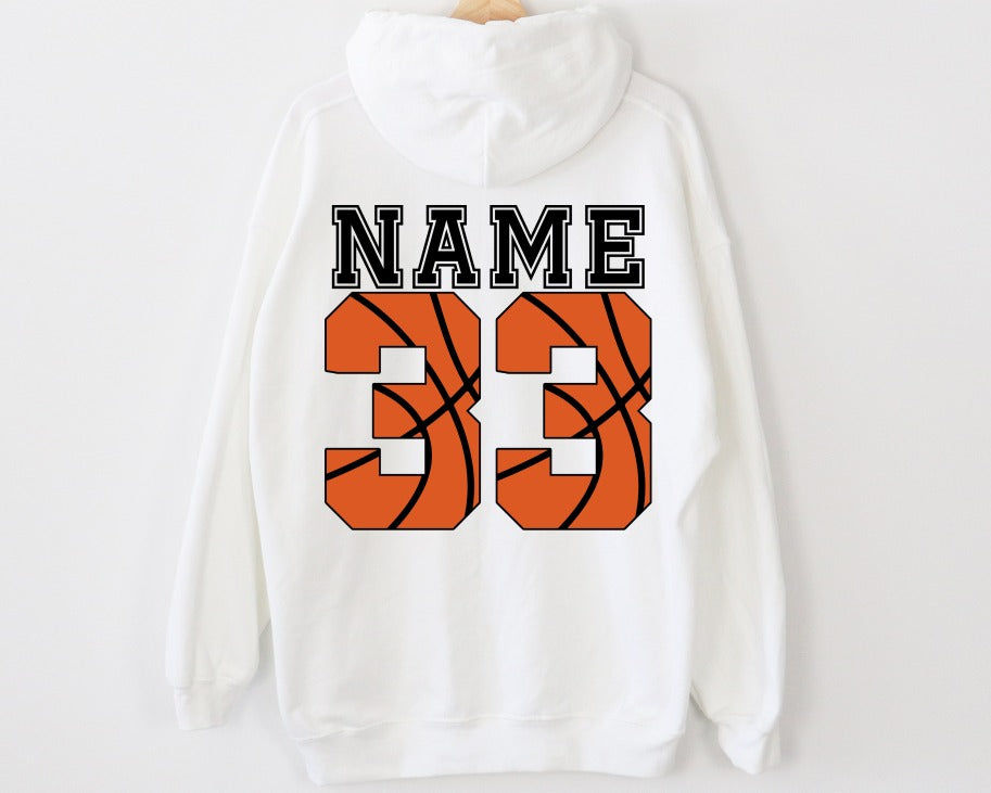 Name + Basketball Number - Lovie T Designs
