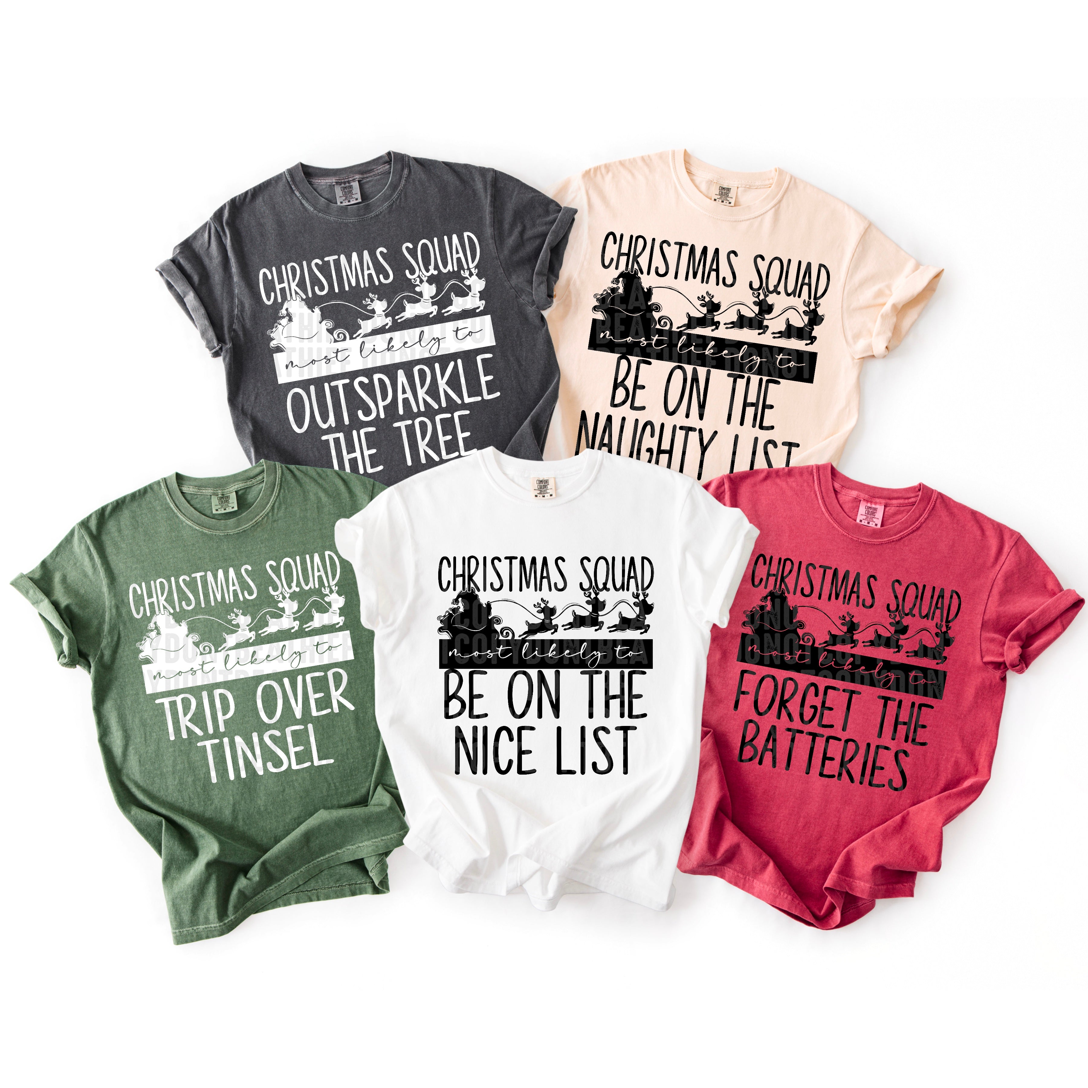 BE ON THE NAUGHTY LIST WHITE - Lovie T Designs