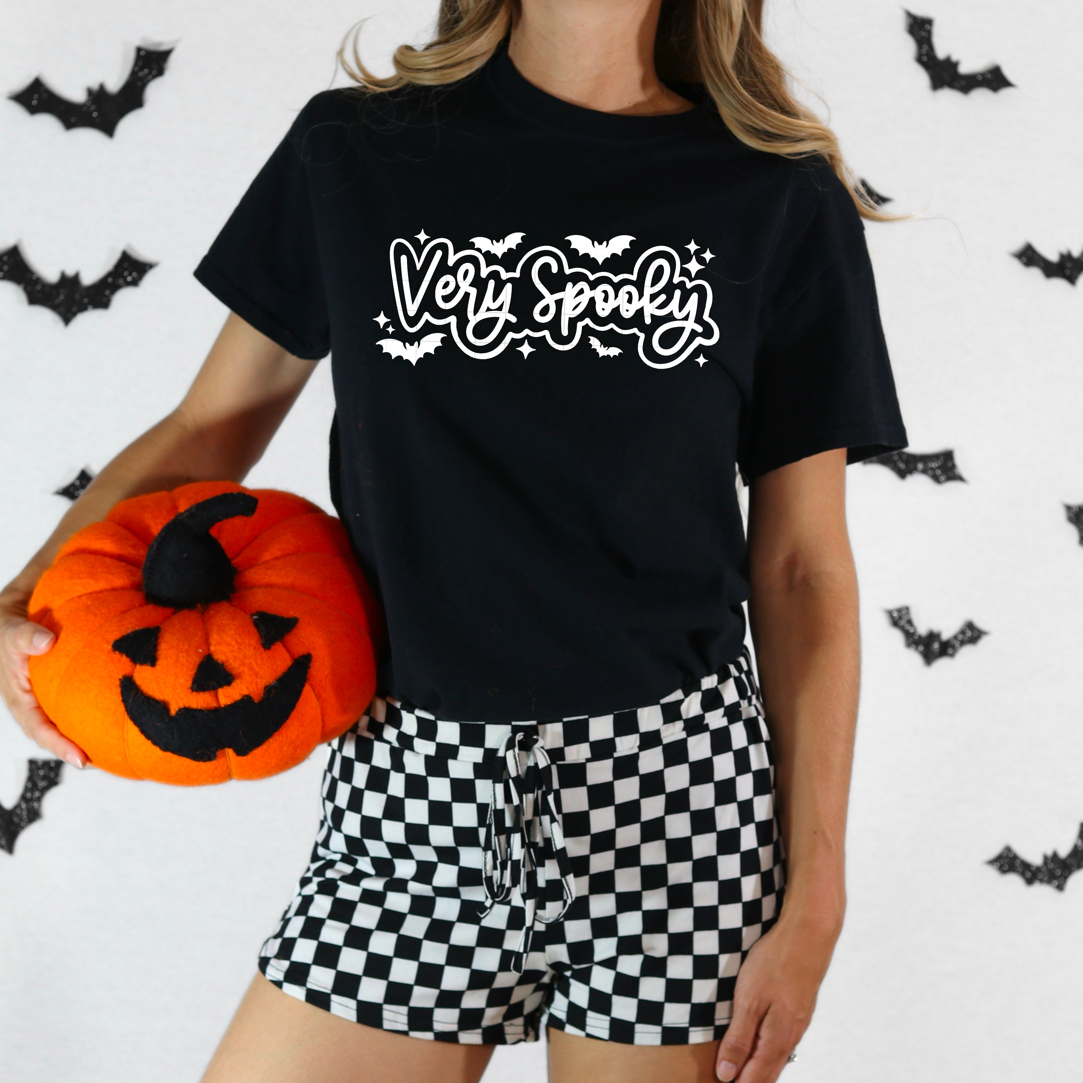 VERY SPOOKY SINGLE COLOR WHITE - Lovie T Designs