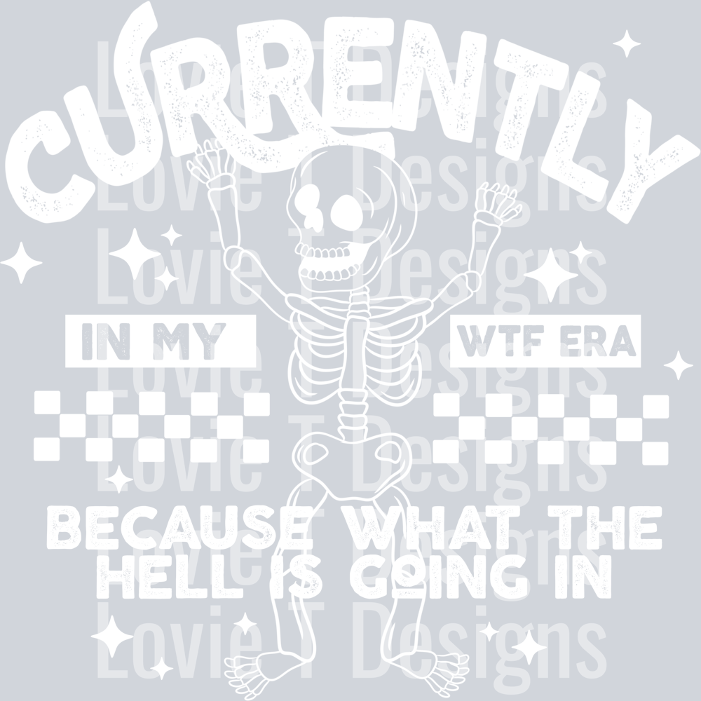 WTF ERA SINGLE COLOR WHITE – Lovie T Designs